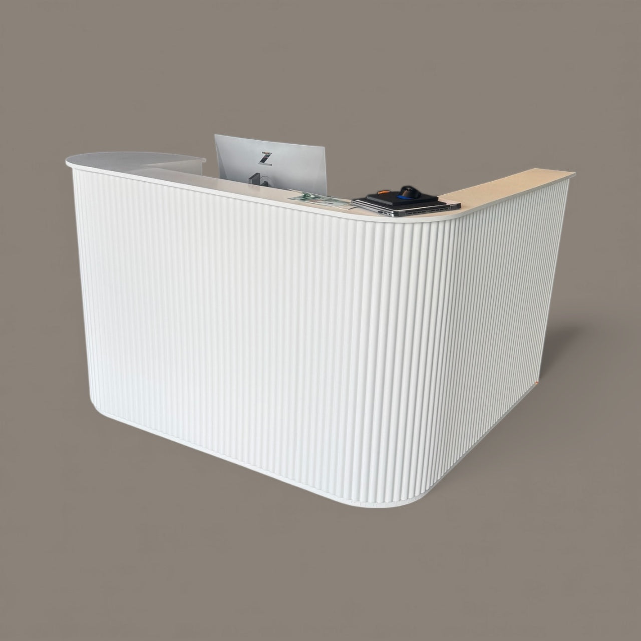1.6mx1.6m L Shaped Reception Desk – Arch House Limited